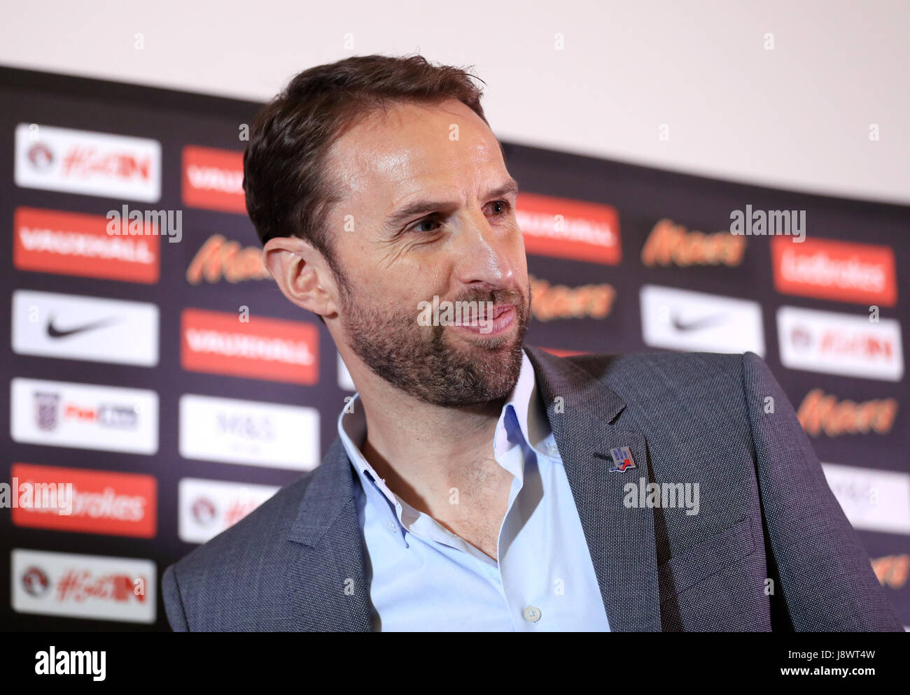 England manager Gareth Southgate during a press conference at St George ...