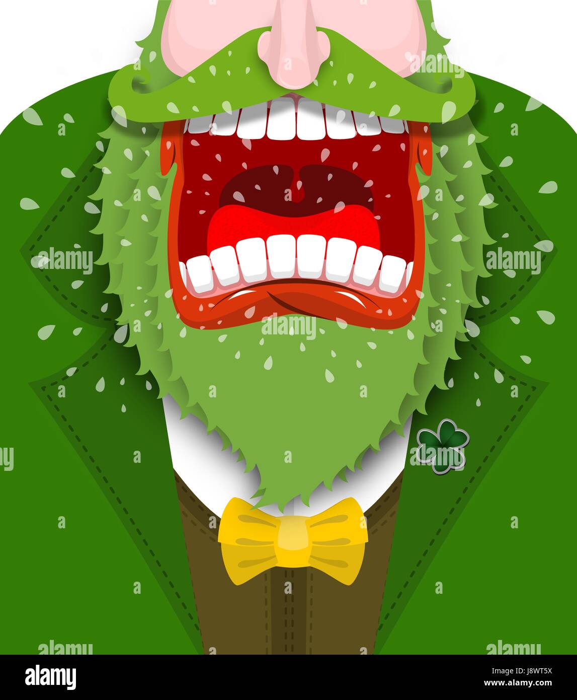 Leprechaun shout. Angry dwarf shout. Scary Gnome green beard shouts ...
