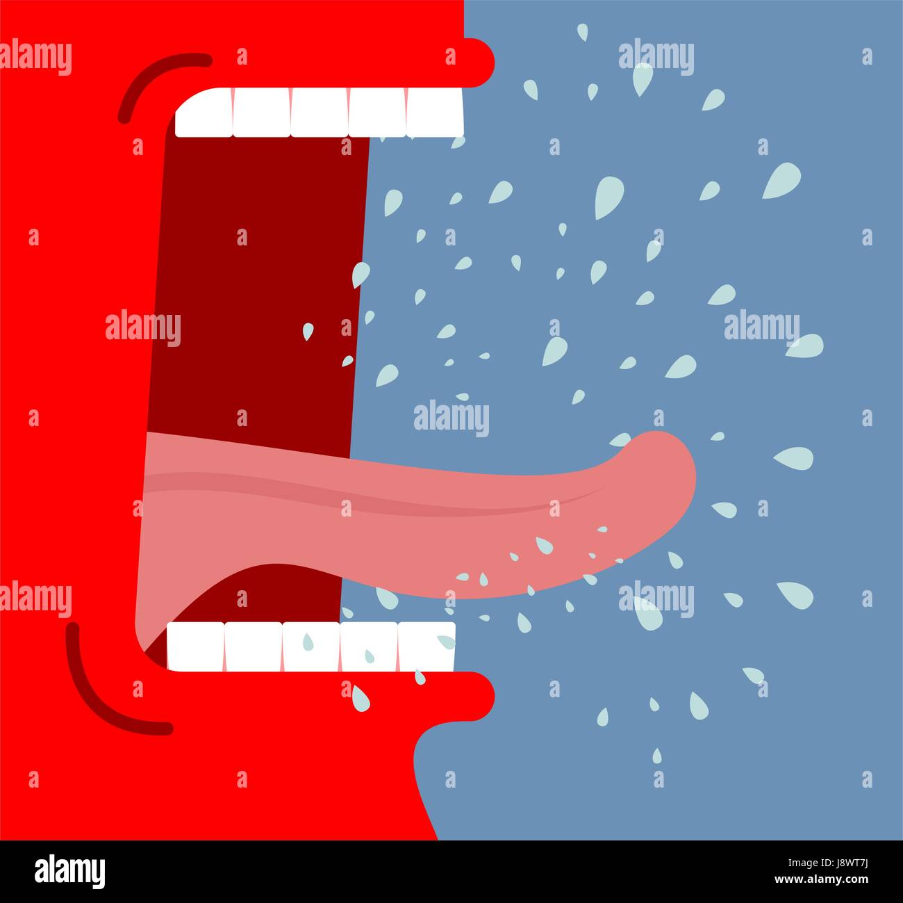 Man drooling hi-res stock photography and images - Alamy