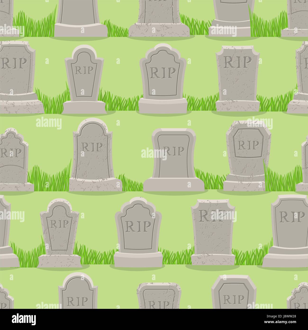 Old gravestone ornament. Tomb seamless pattern. Cemetery background. rip texture. Grave Ancient ...