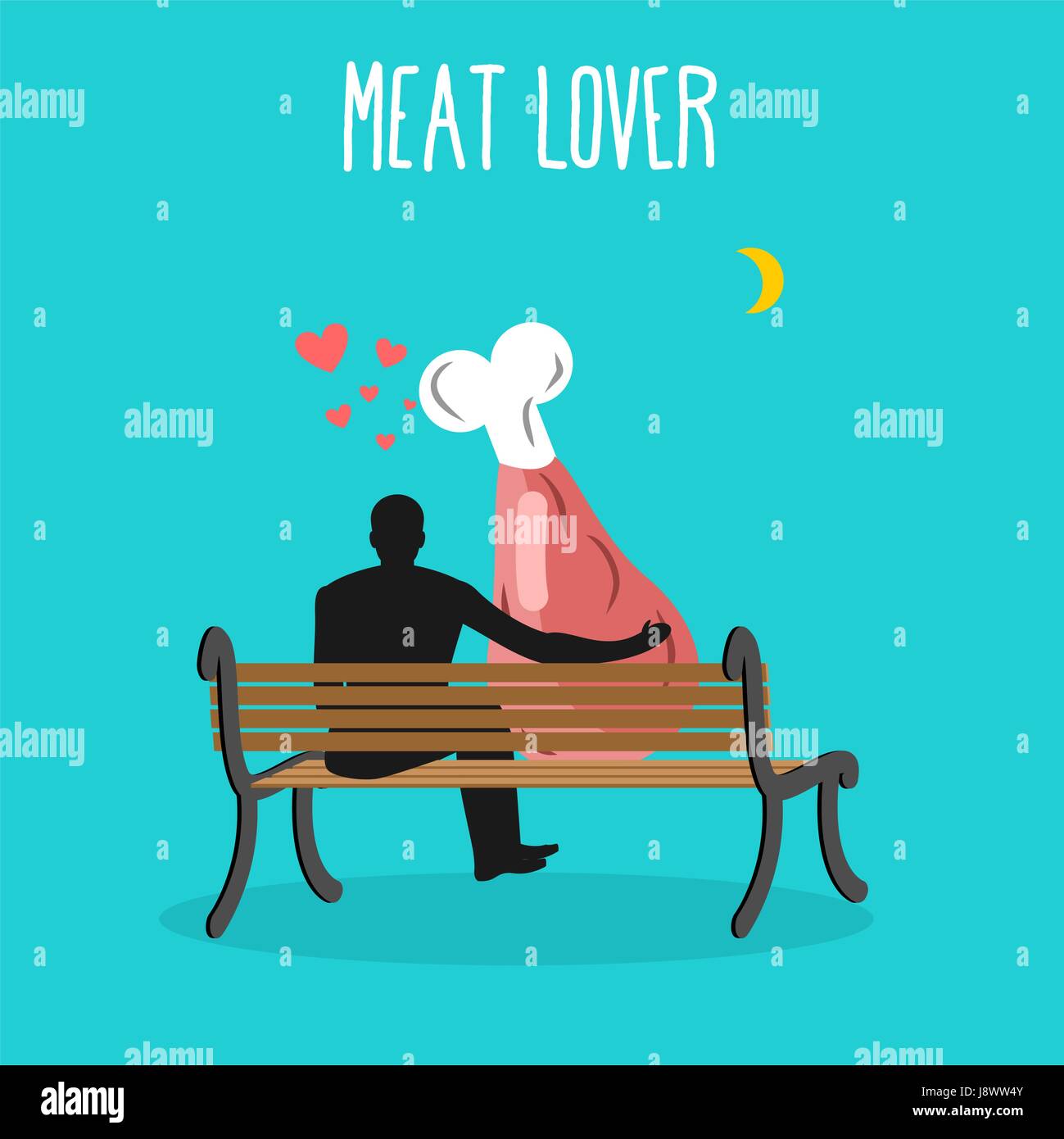 Meat bench Stock Vector Images - Alamy