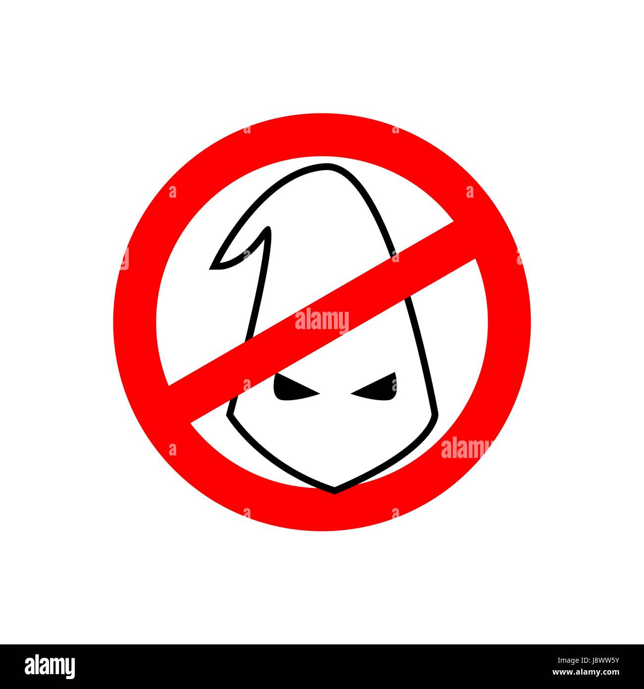 Racial discrimination sign Cut Out Stock Images & Pictures - Alamy