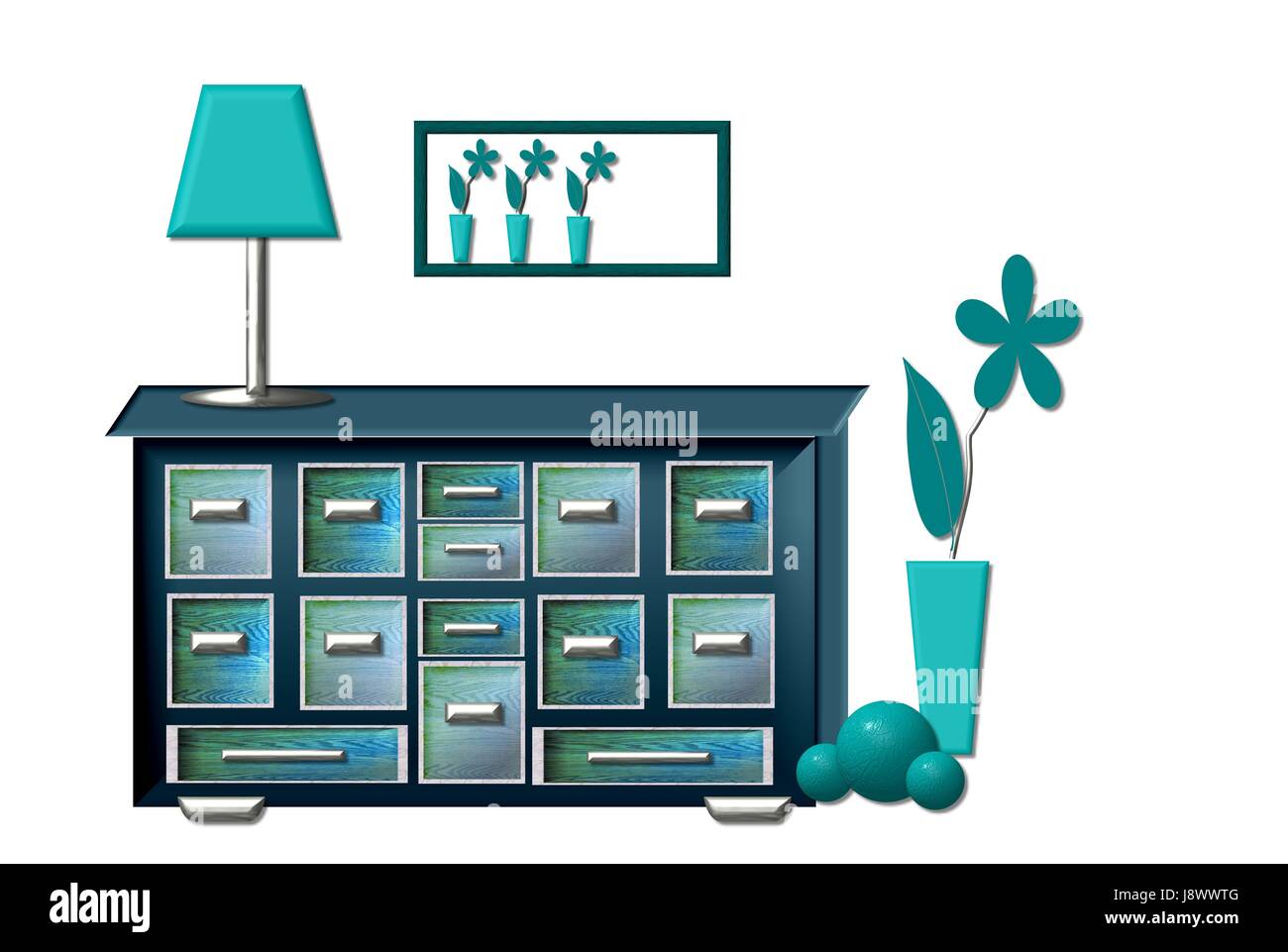 Bar cabinet Cut Out Stock Images & Pictures - Alamy