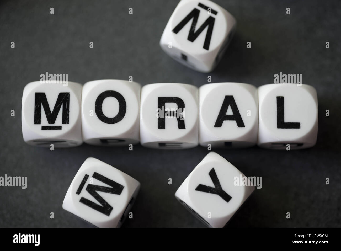 Moral letters hi-res stock photography and images - Alamy
