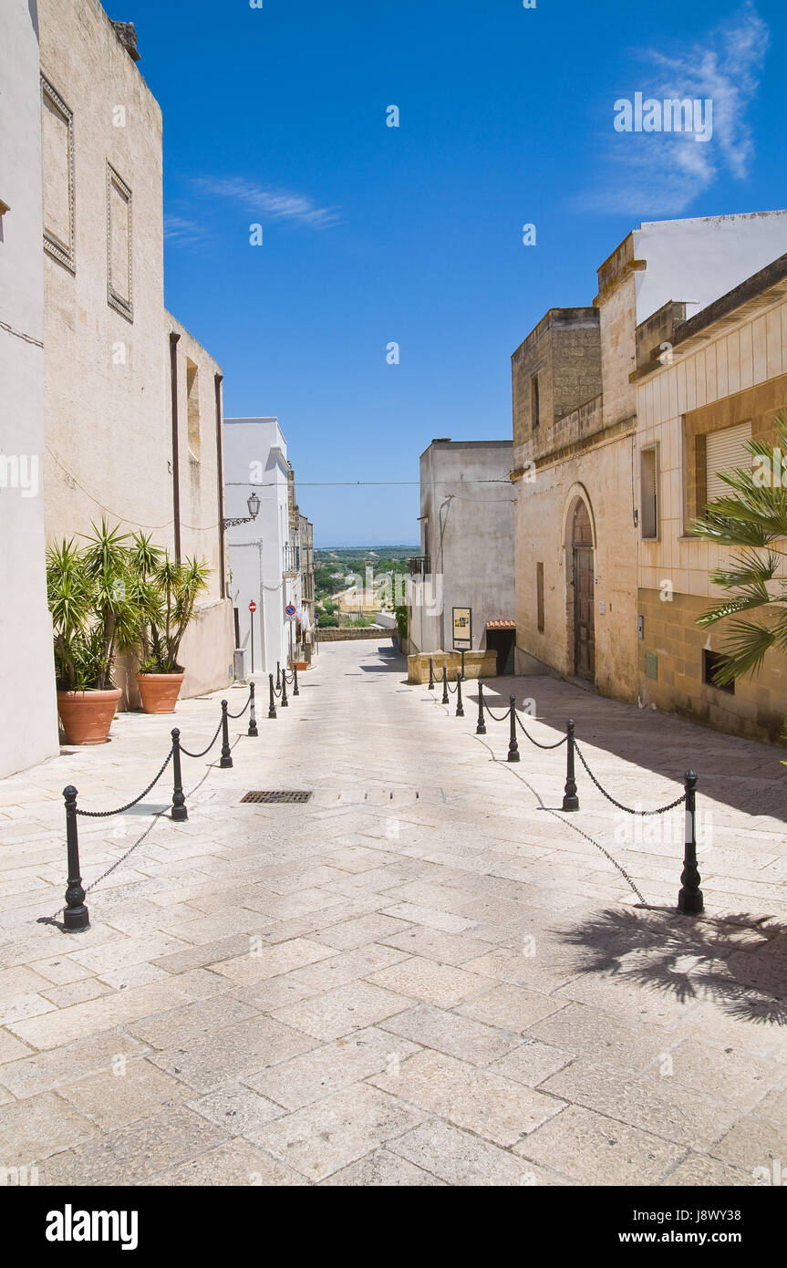 Alleyway. Specchia. Puglia. Italy Stock Photo - Alamy