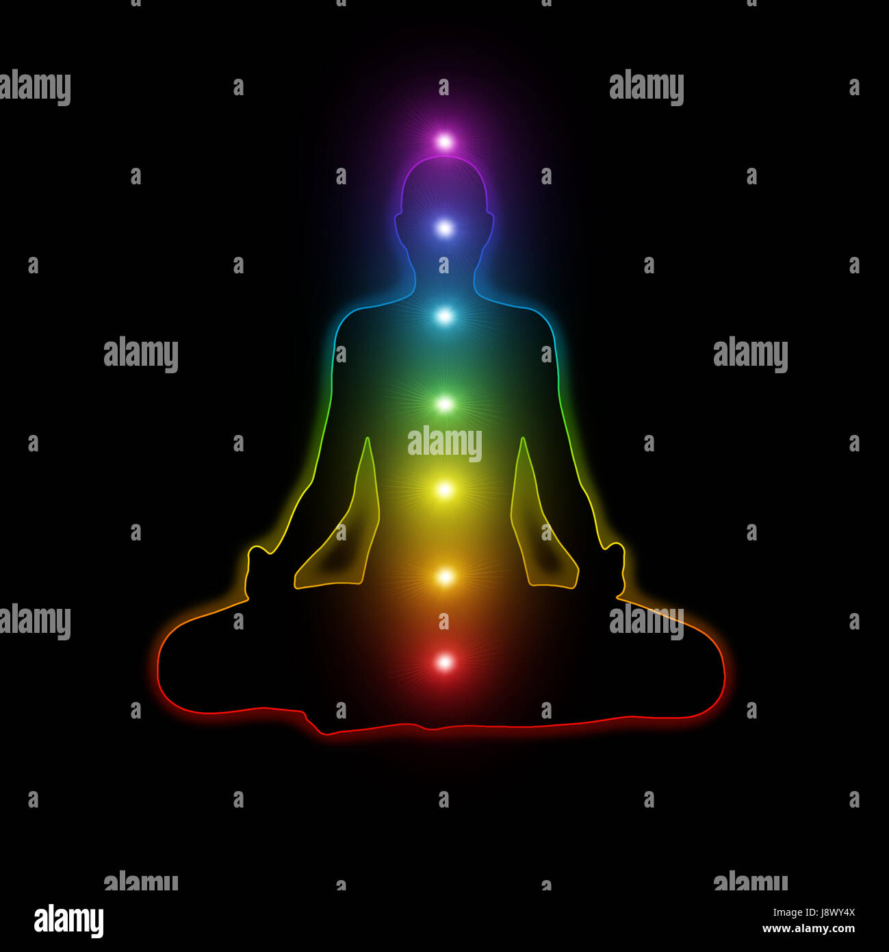 Seven chakras hi-res stock photography and images - Alamy