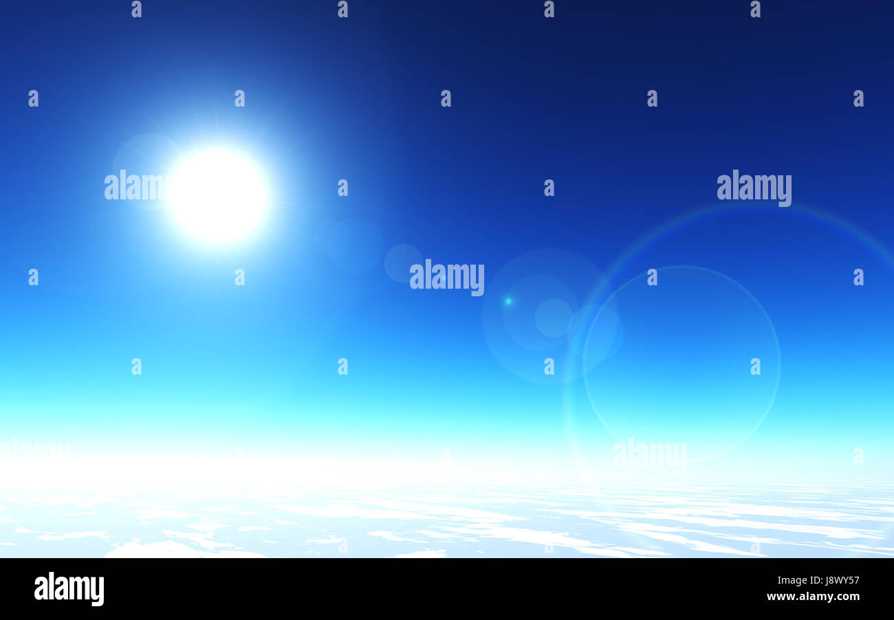 blue, cloud, summer, summerly, sunshine, firmament, sky, backdrop ...