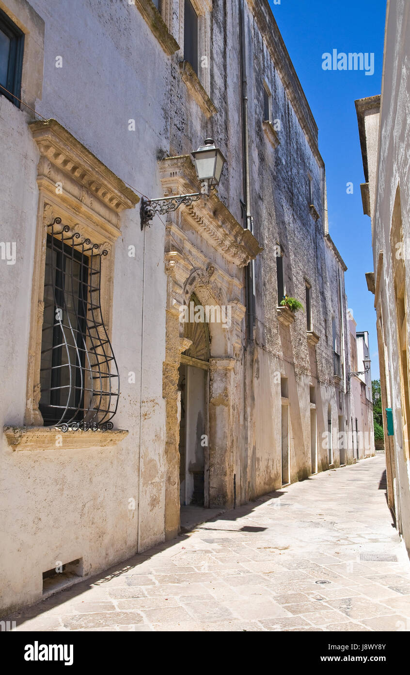 Historical palace. Specchia. Puglia. Italy Stock Photo - Alamy