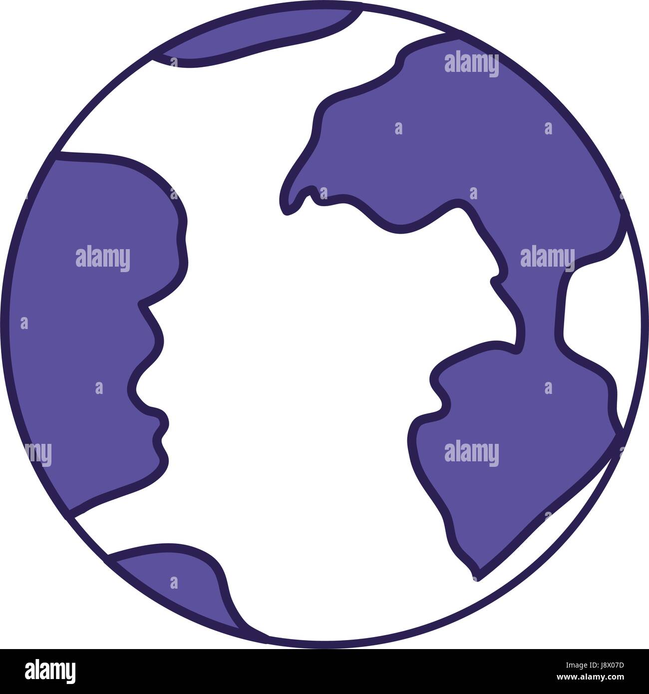 Purple earth atmosphere Stock Vector Images - Alamy