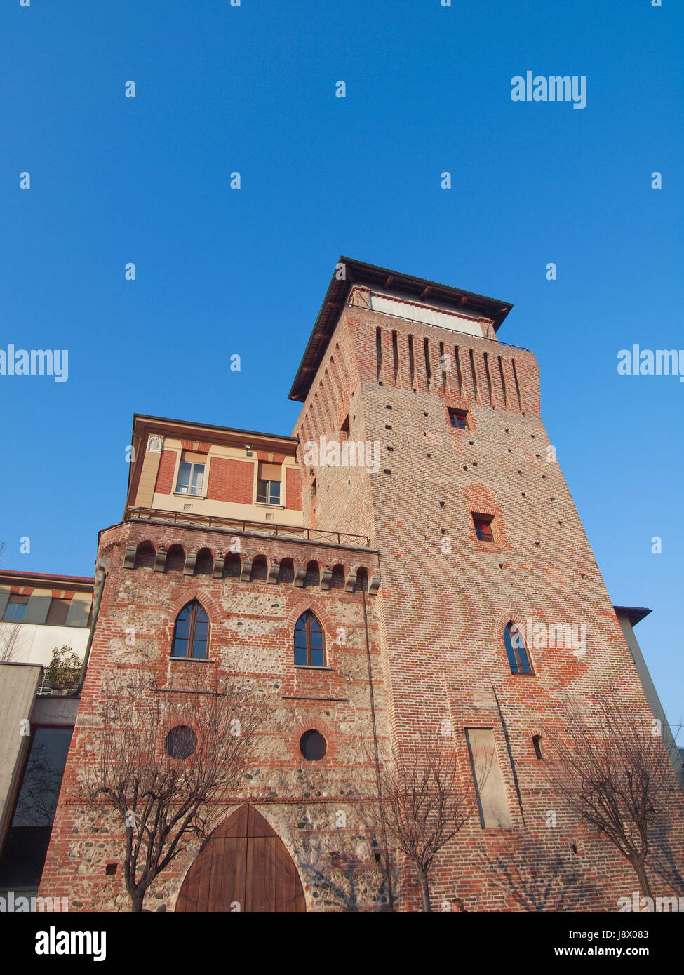 tower, near, medieval, castle, chateau, tower, city, town, europe, wall ...