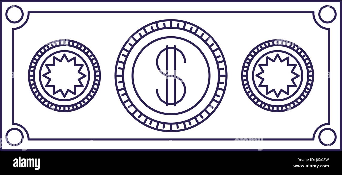 Bill icon financial item Stock Vector Images - Alamy