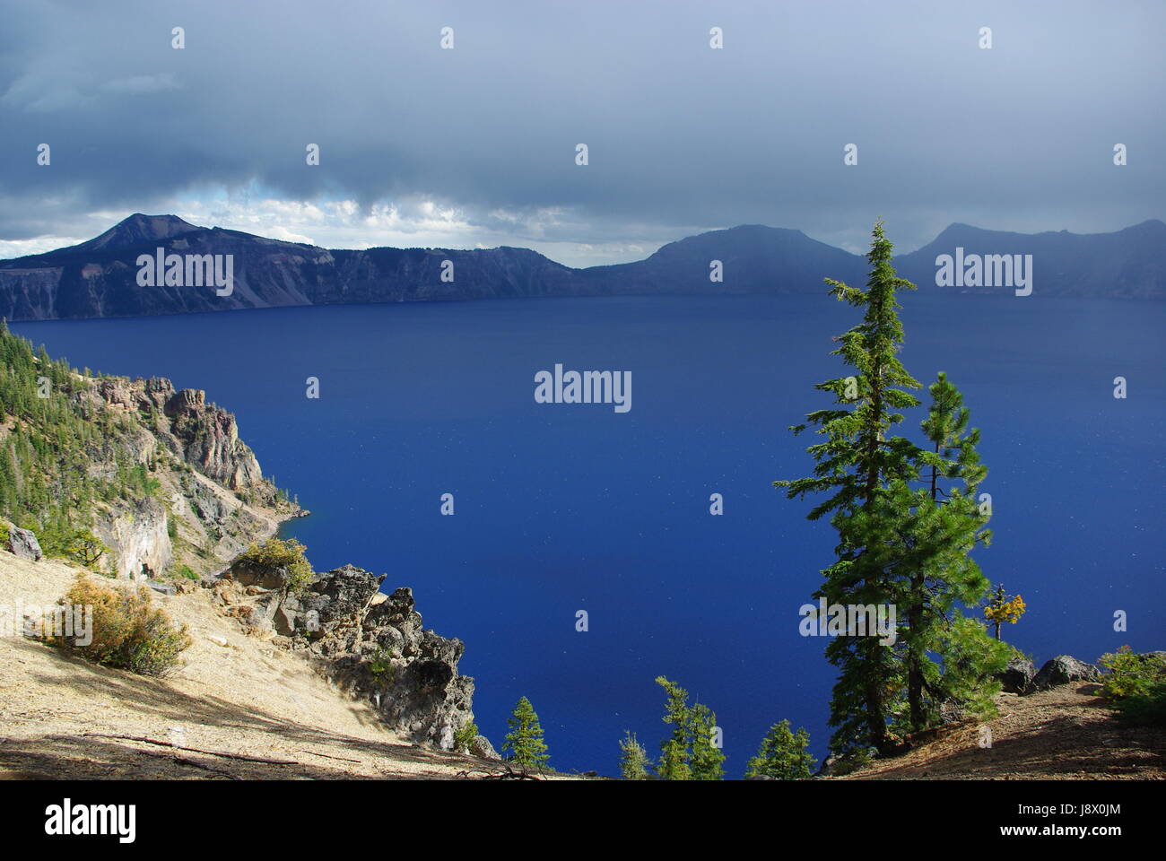 crater, salt water, sea, ocean, water, vulcan, volcano, blue, national ...