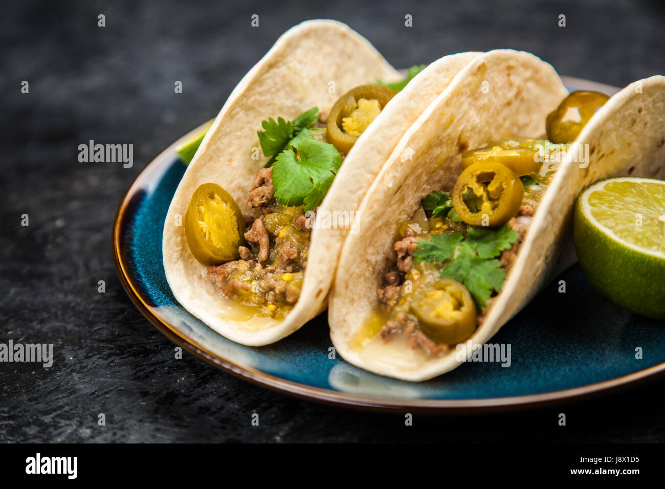 Mexican Tacos With Beef Stock Photo Alamy mexican-tacos-with-beef-stock-photo-alamy