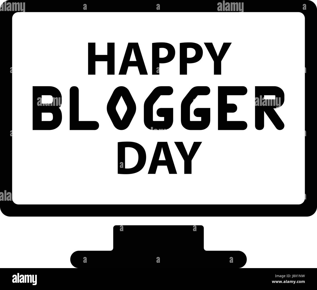 Screen web page lettering Stock Vector Images - Alamy