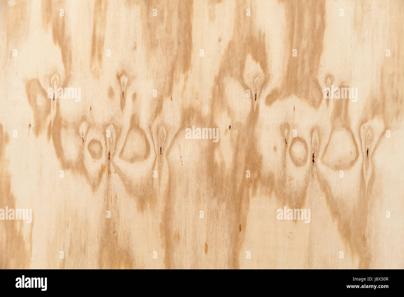 Background texture of veneer board with knots and natural wooden ...