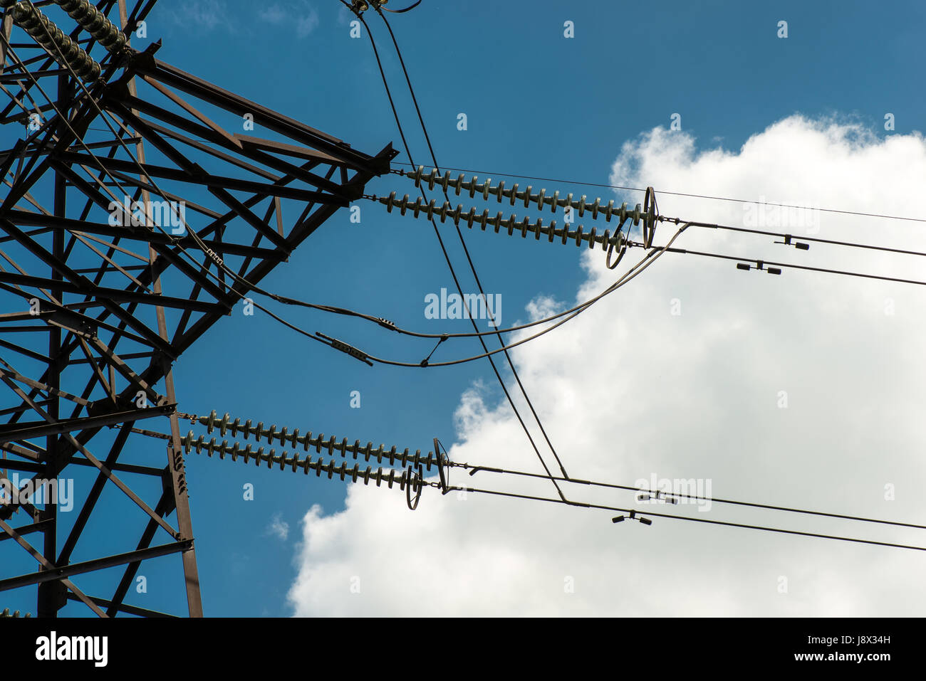 Electrical Tower Towers Electric Tower Towers High Resolution Stock ...