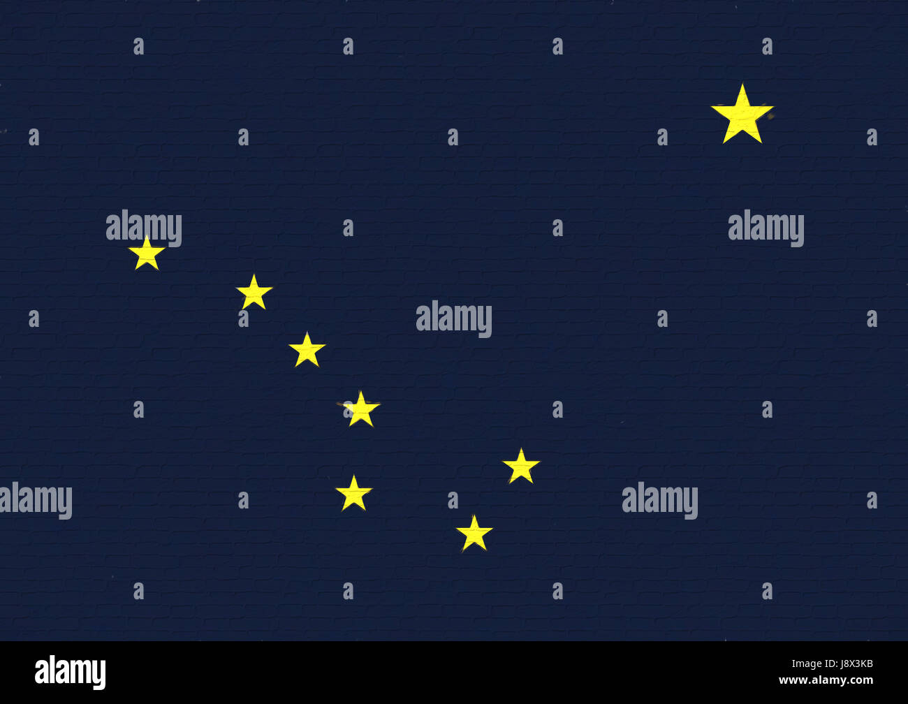 Alaska national flag hi-res stock photography and images - Alamy