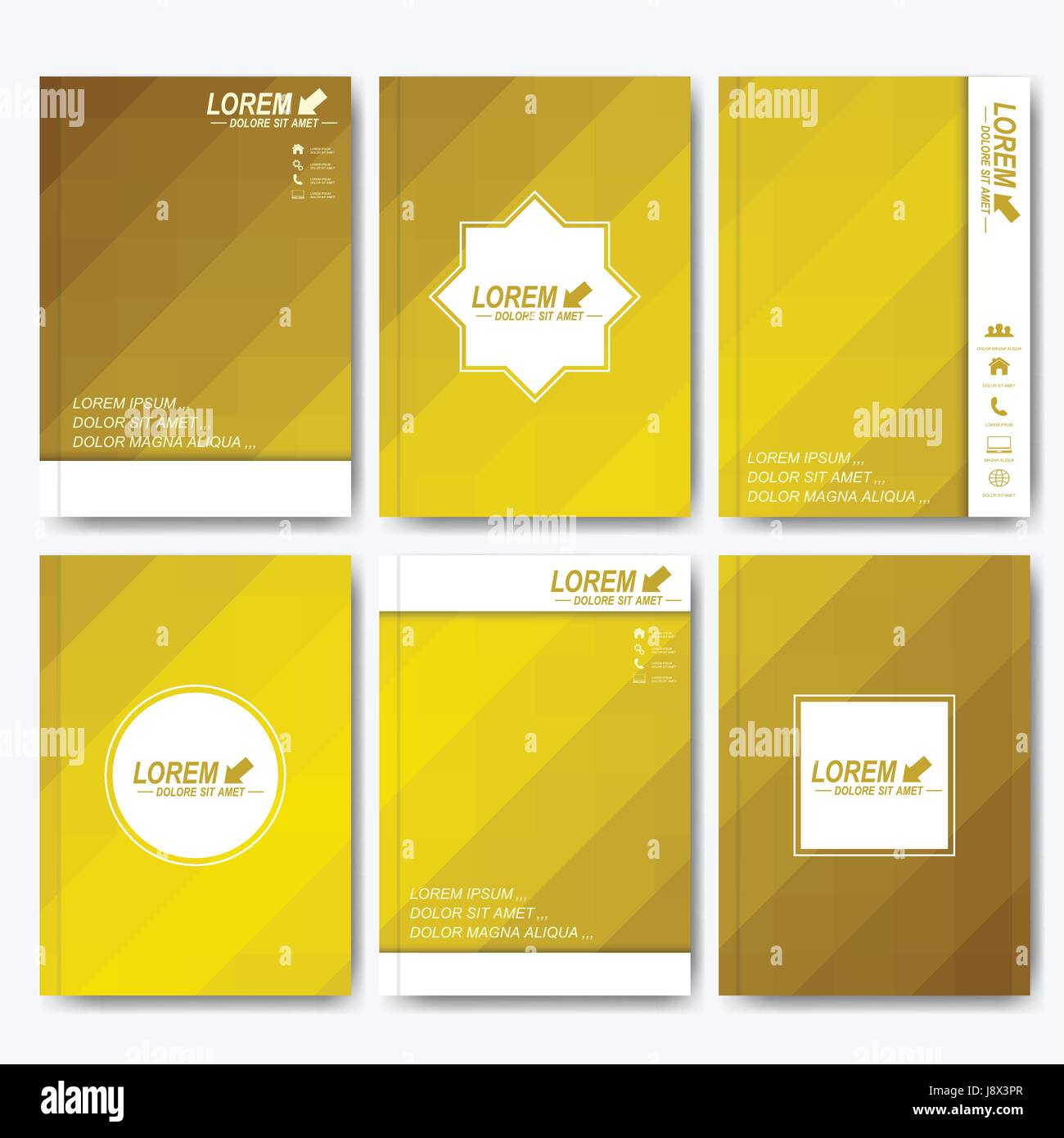 Modern vector templates for brochure, flyer, cover magazine or report ...