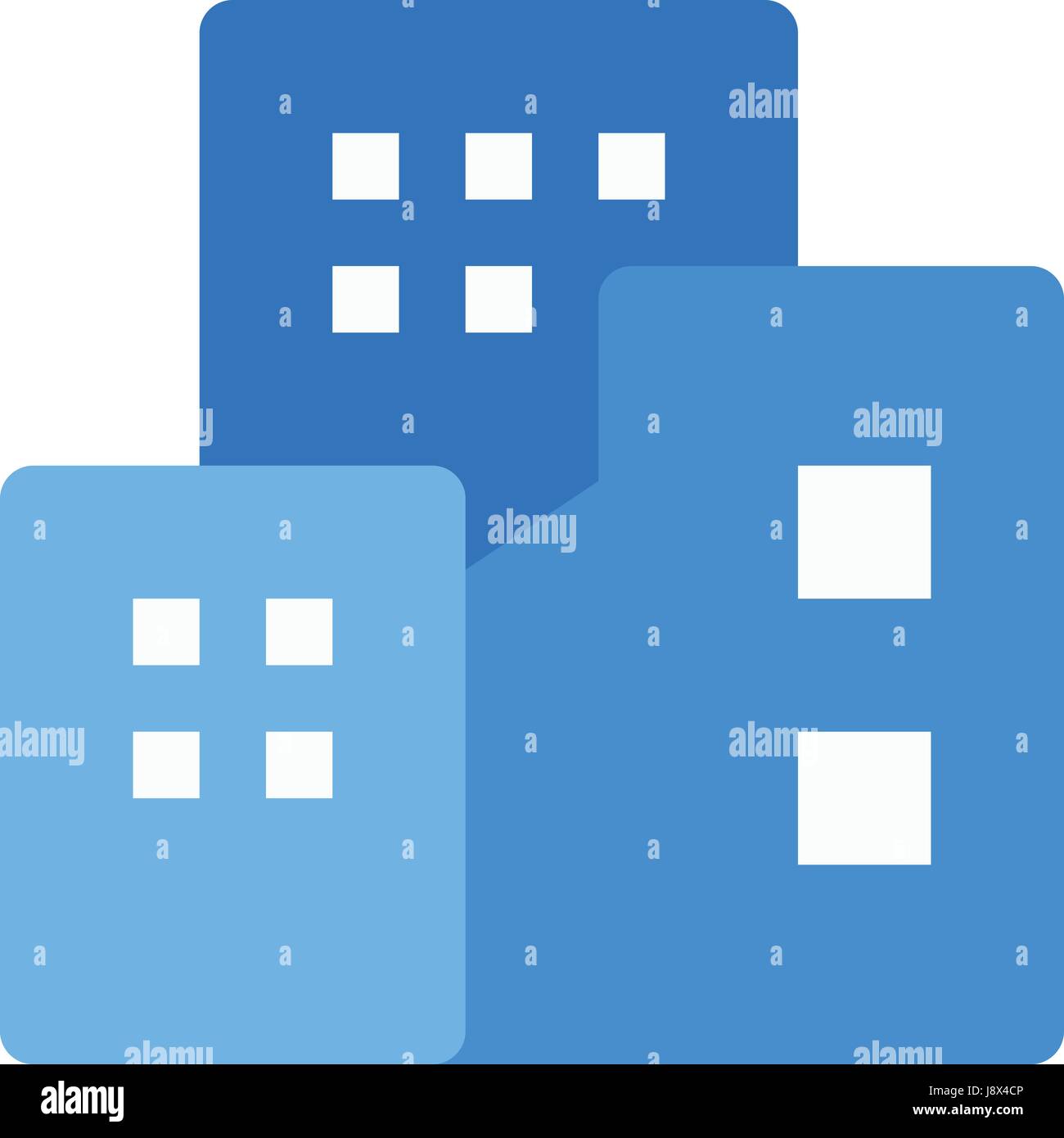 Office blocks windows Stock Vector Images - Alamy