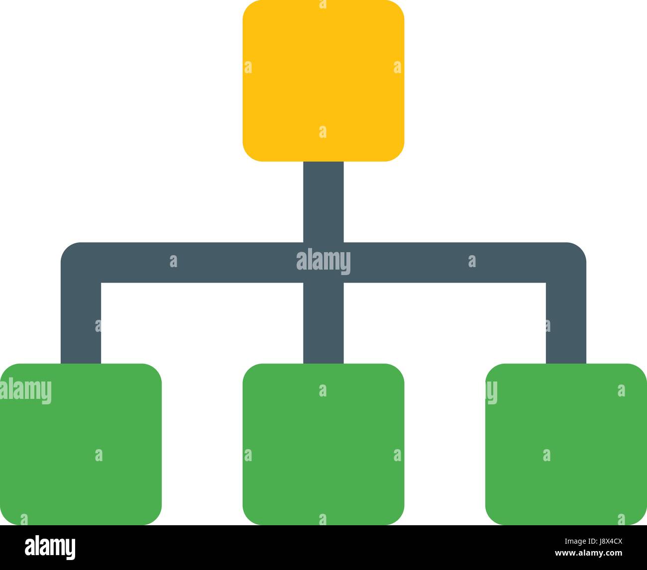 Organization chart infographics tree vector hi-res stock photography ...