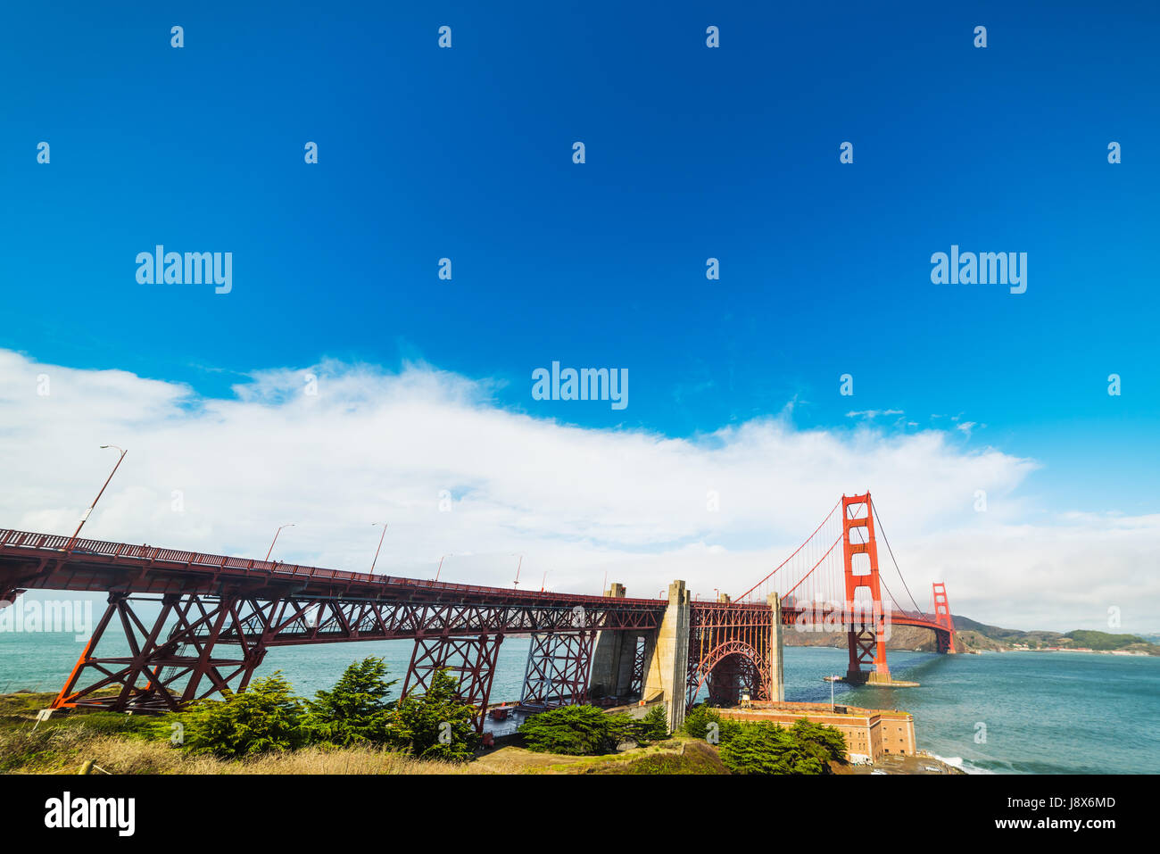 Golden Gate bridge in San Francisco bay Stock Photo - Alamy