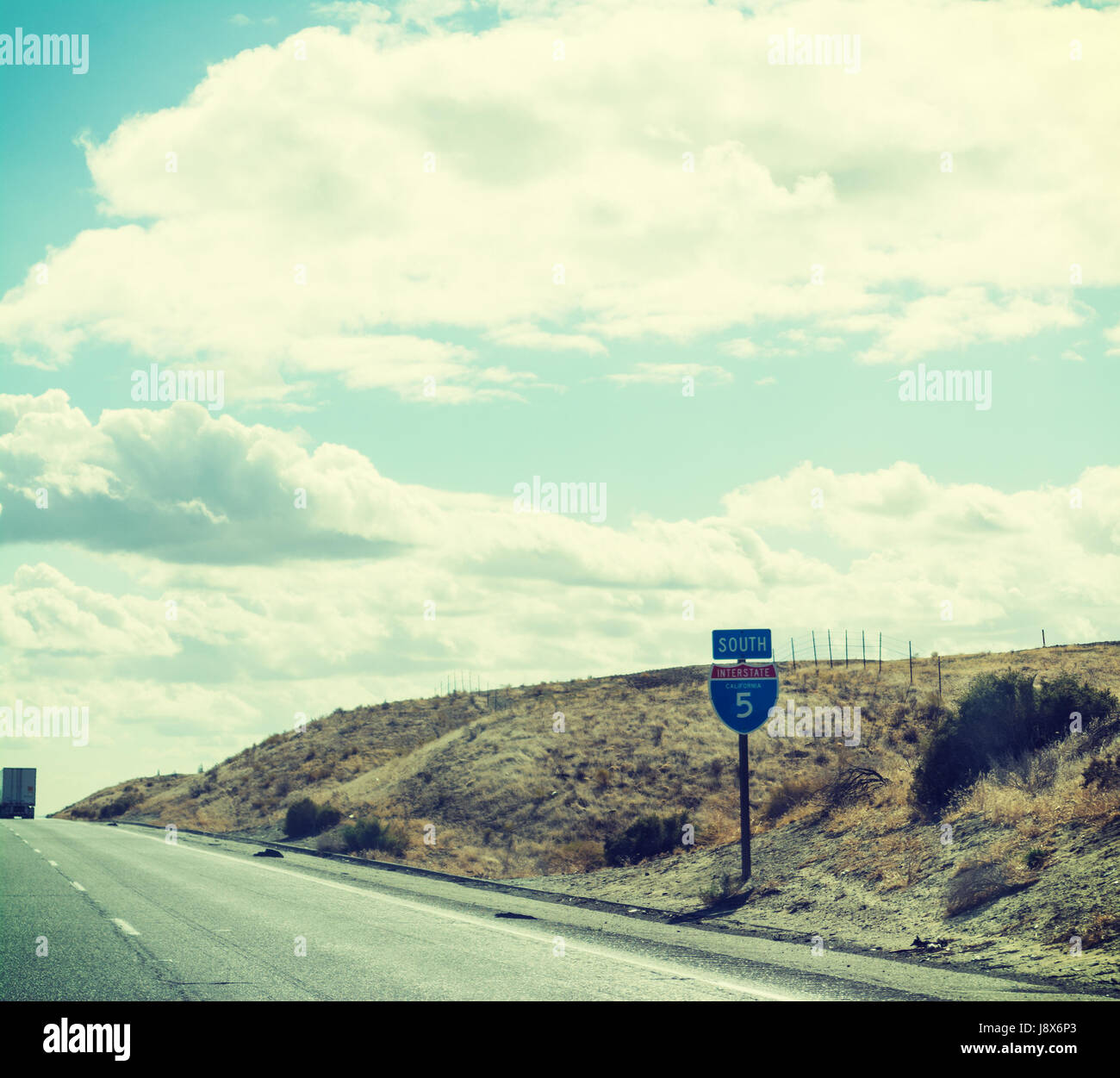 Interstate 5 sign in Pacific Coast Highway, California Stock Photo - Alamy