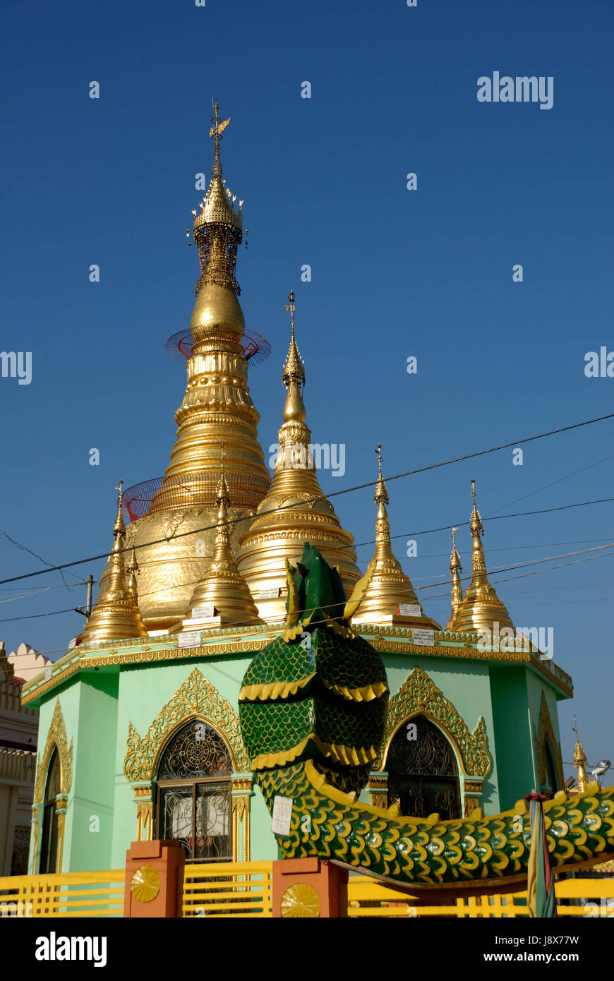 Botataung golden temple stupa hi-res stock photography and images - Alamy