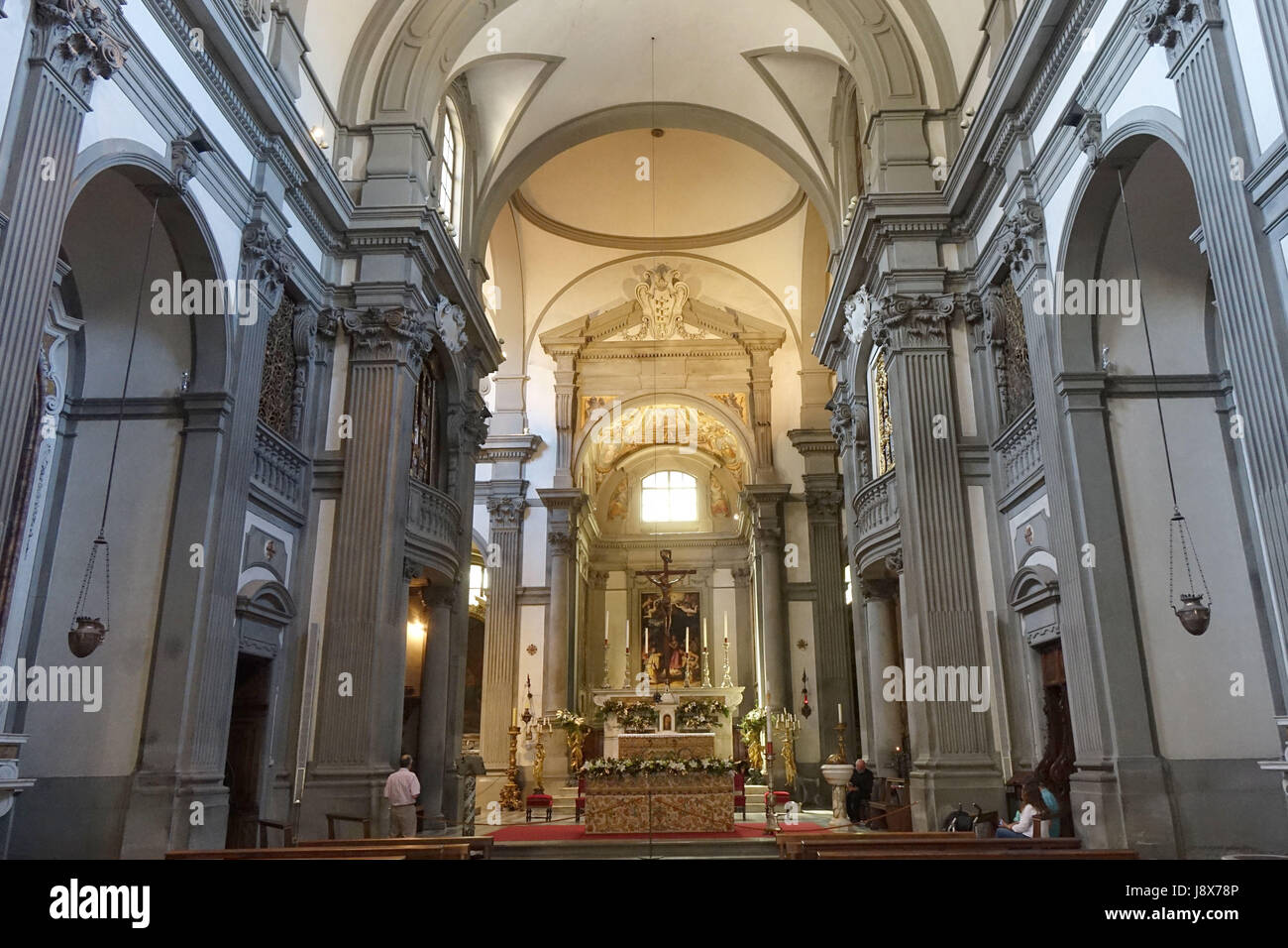 Florence, Restoration of the Capponi Chapel in Santa Felicita with ...