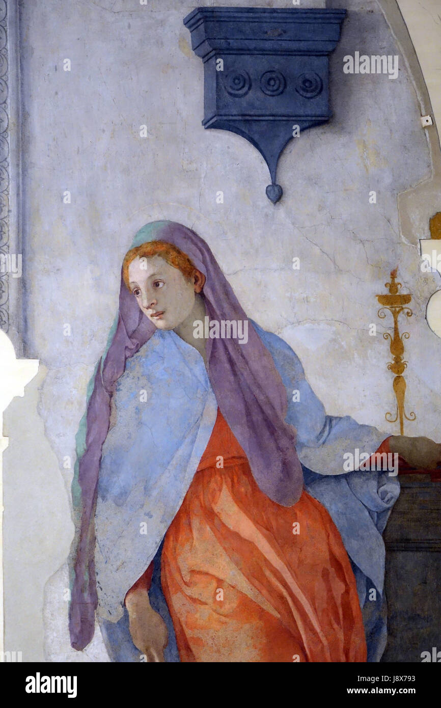 Florence, Restoration of the Capponi Chapel in Santa Felicita with ...