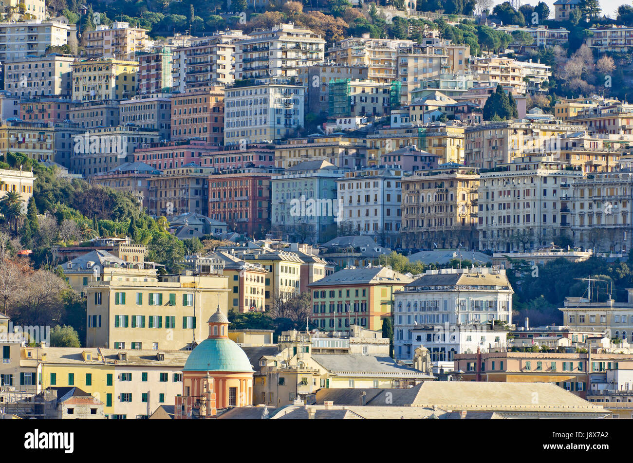 views of genoa Stock Photo - Alamy