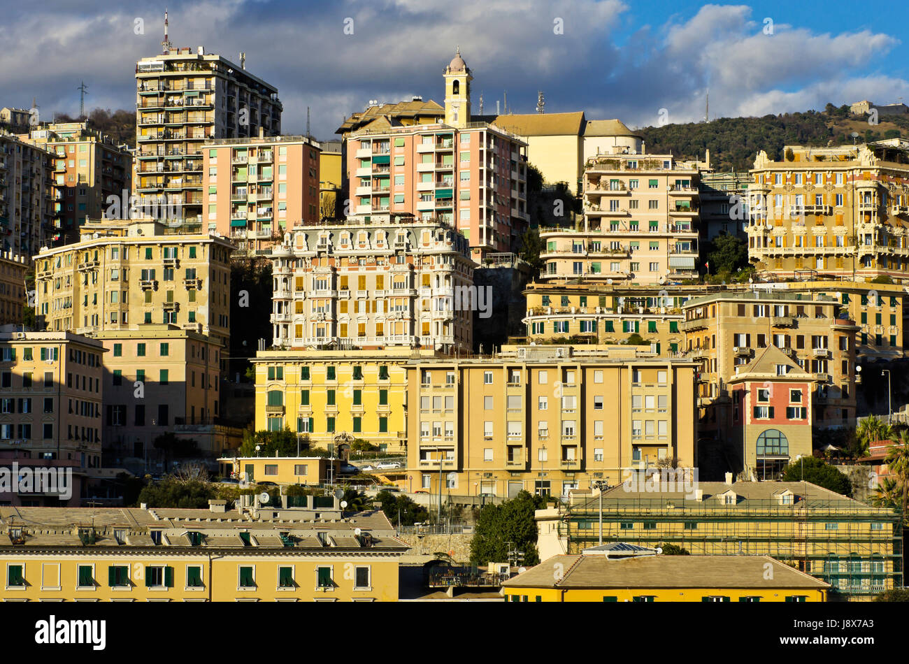 views of genoa Stock Photo - Alamy