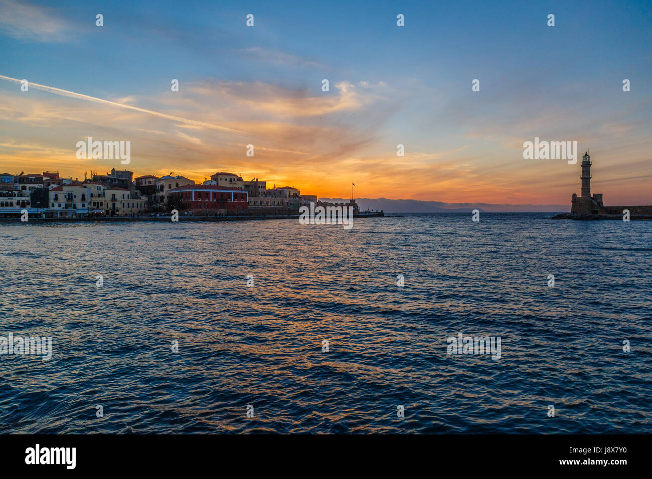 Hania chania old town lighthouse hi-res stock photography and images ...