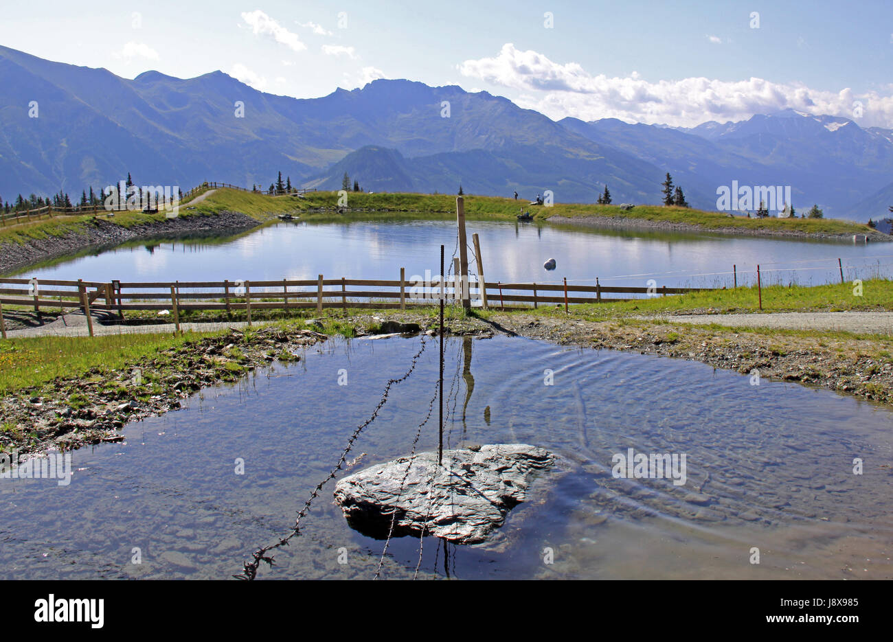 lake rauriser hochalm Stock Photo - Alamy