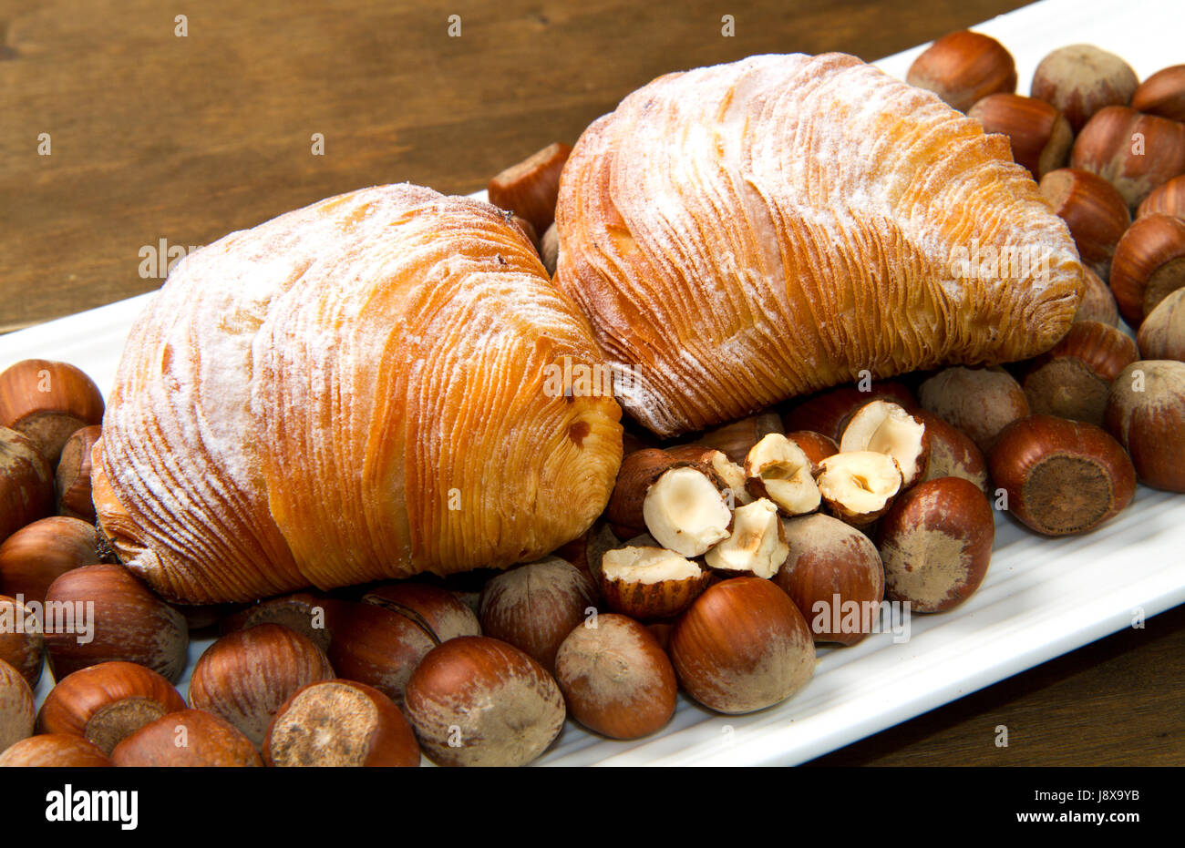 sweet, isolated, pastry, filbert, hazelnut, fragrant, good, crispy ...