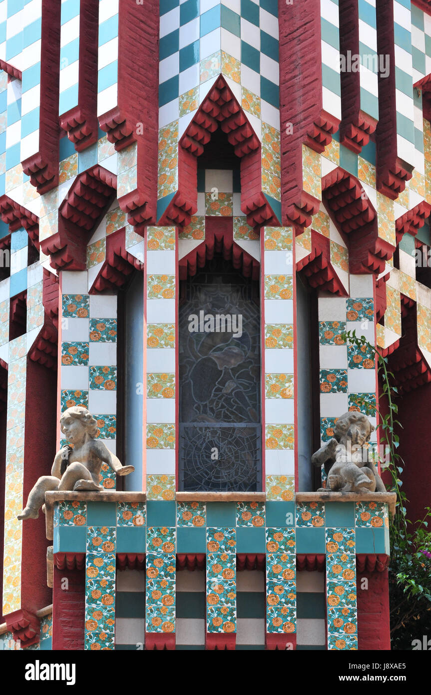 house, building, statue, window, porthole, dormer window, pane, spain ...