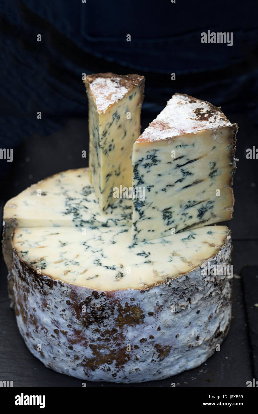 Raw milk Stichelton cheese,United Kingdom, Great Britain,Europe Stock ...