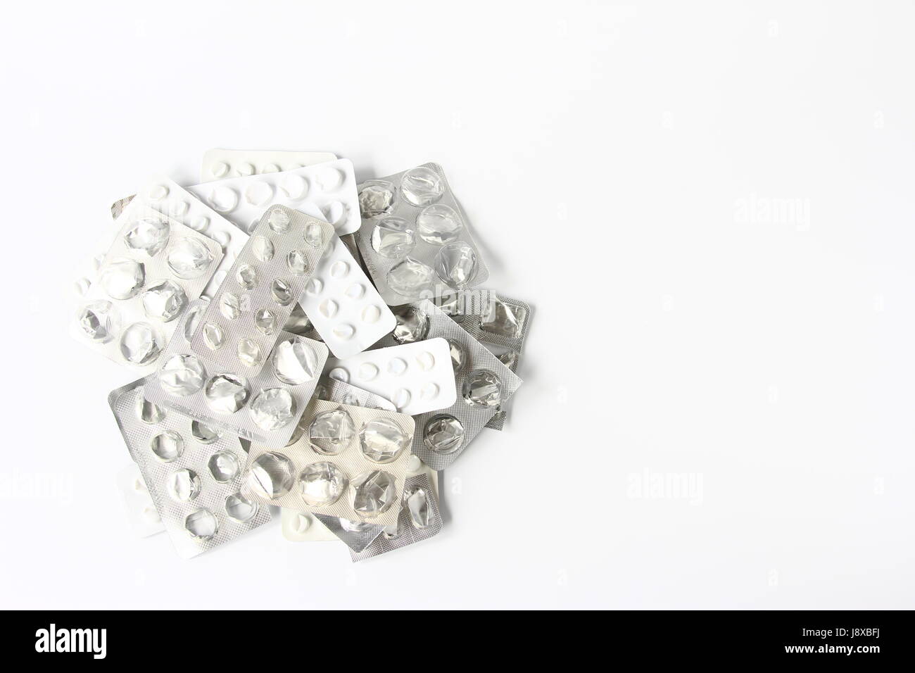 blank tablet blister packs Stock Photo - Alamy