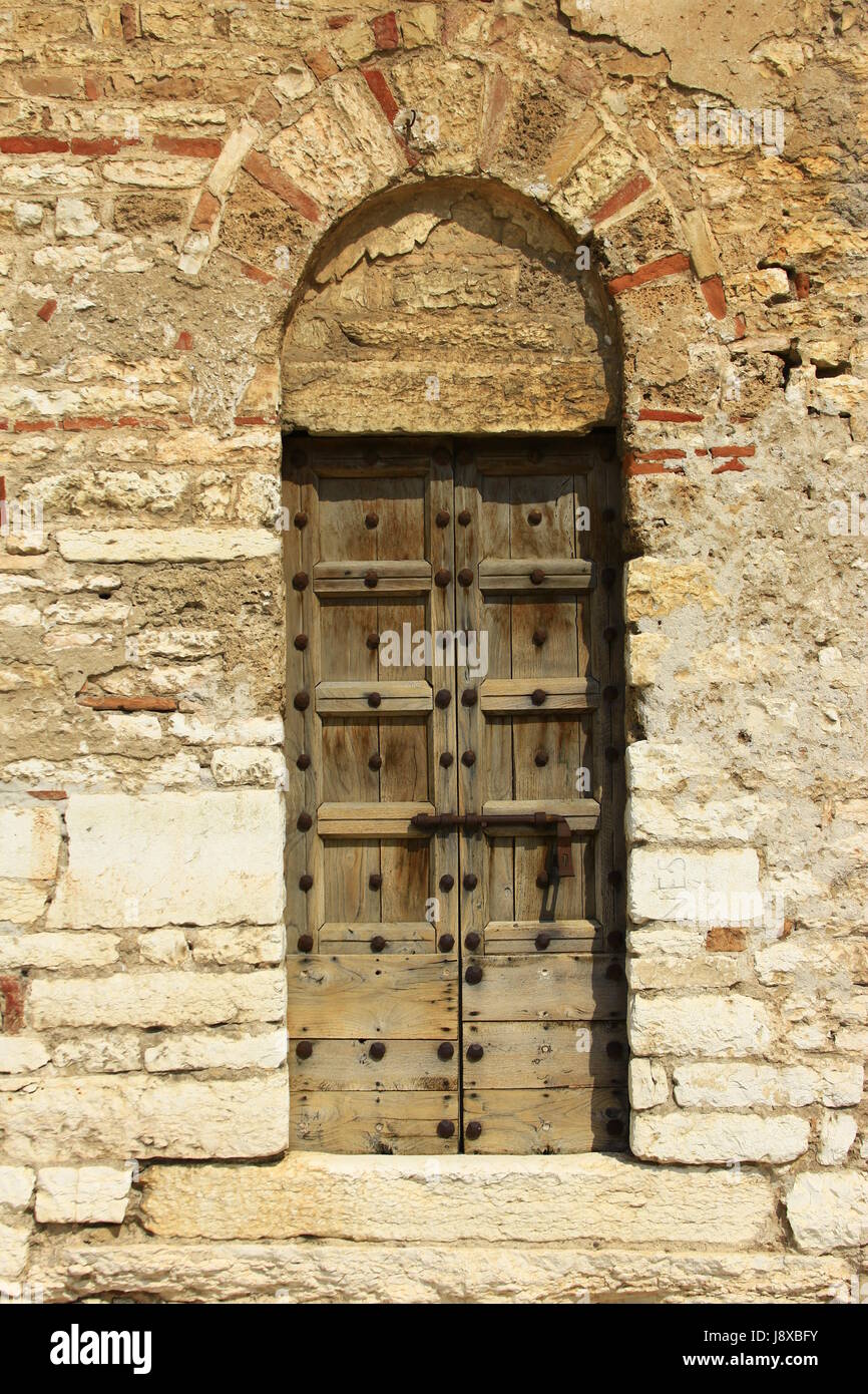 wood, goal, passage, gate, archgway, gantry, door, medieval, rustical ...