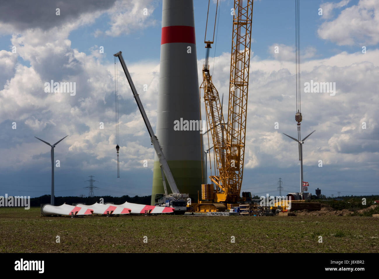 wind energy, wind farm, pinwheel, industry, industrial plant, wind ...