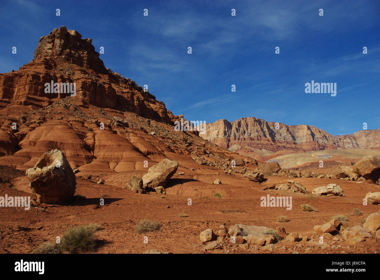 boulders,red rocks and mountains,vermillion cliffs,arizona Stock Photo ...