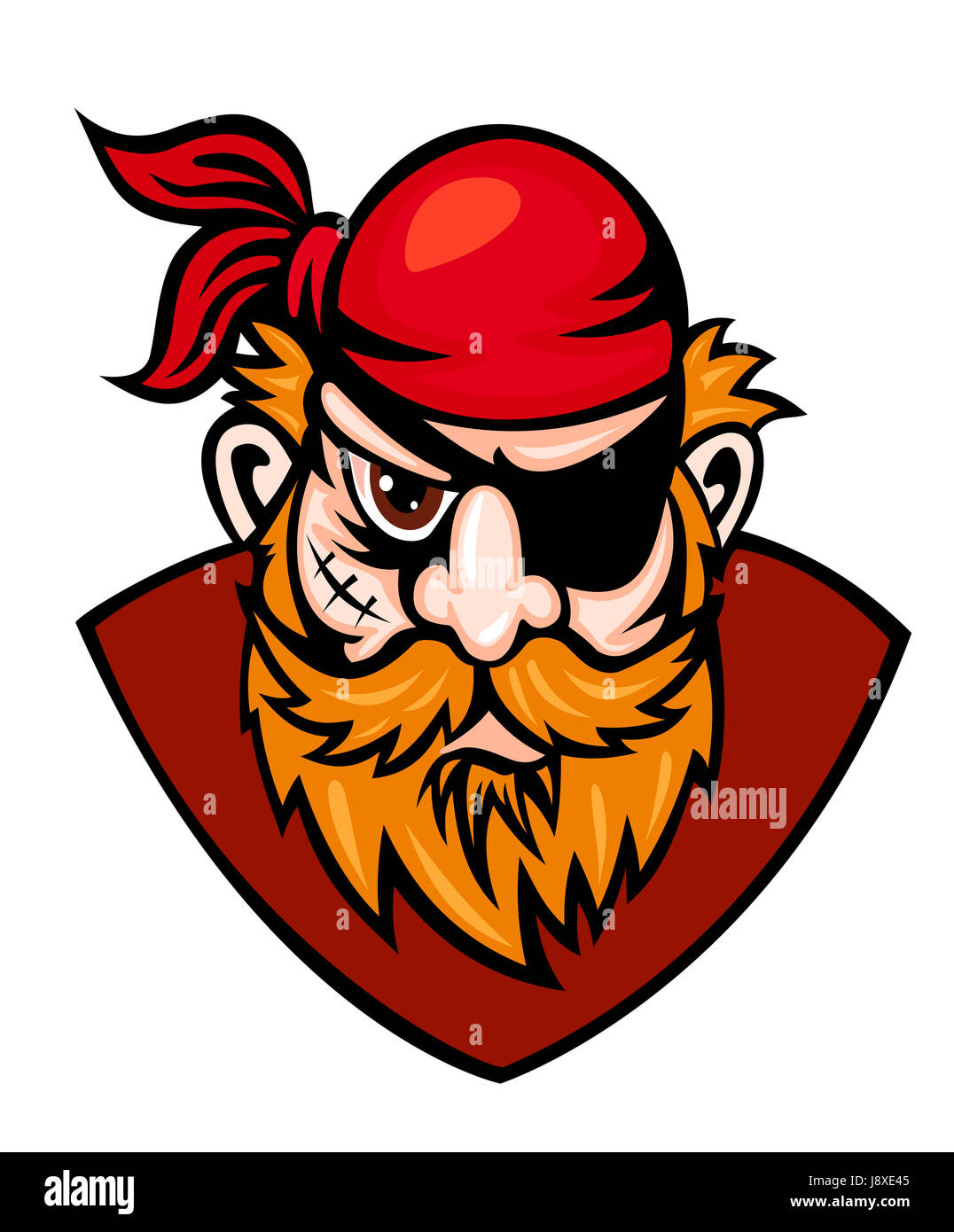 danger, isolated, hat, sword, arm, weapon, pirate, buccaneer, cartoon ...