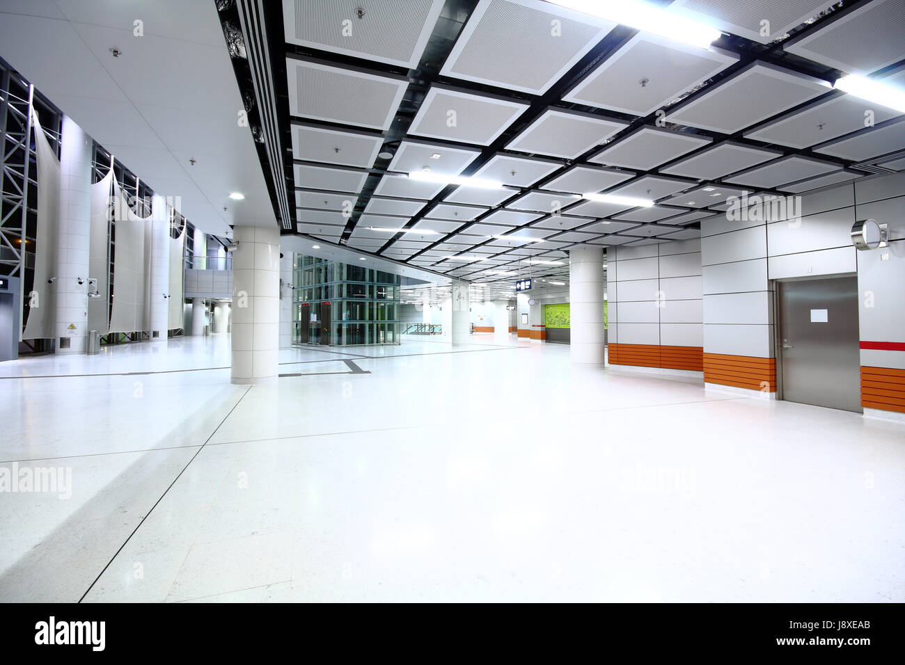 station, hall, corridor, architectural, inside, stone, modern ...
