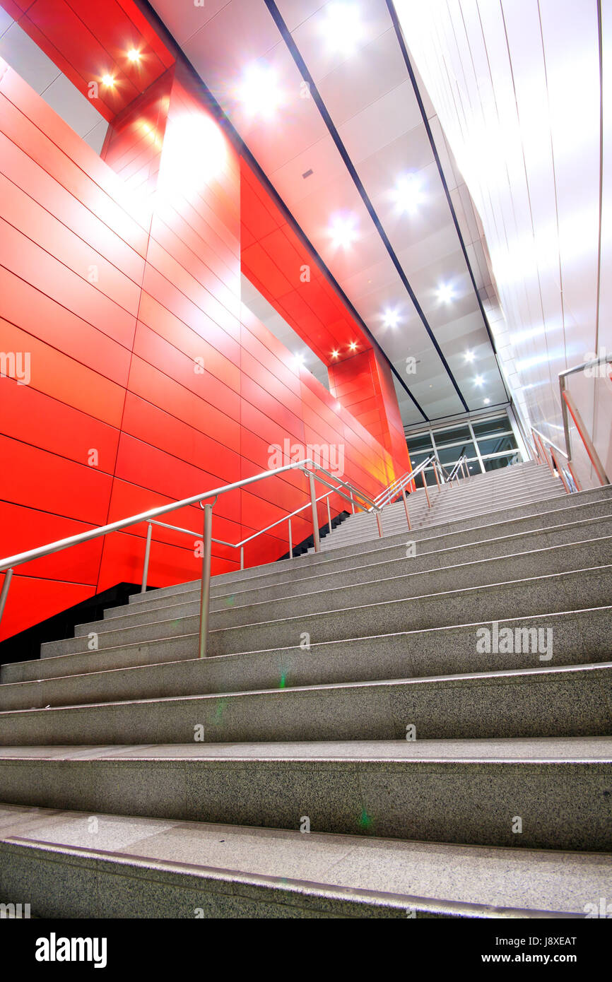 corridor, bridge, arch, indoor, block, step, tier, hall, blue, office ...