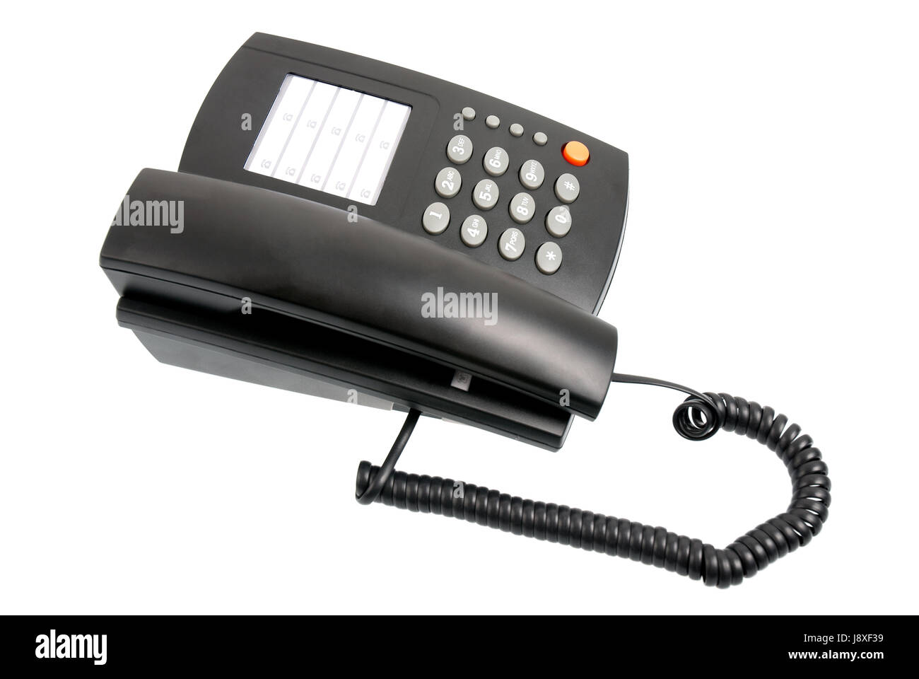 telephone, phone, discussion, object, single, isolated, black, swarthy ...