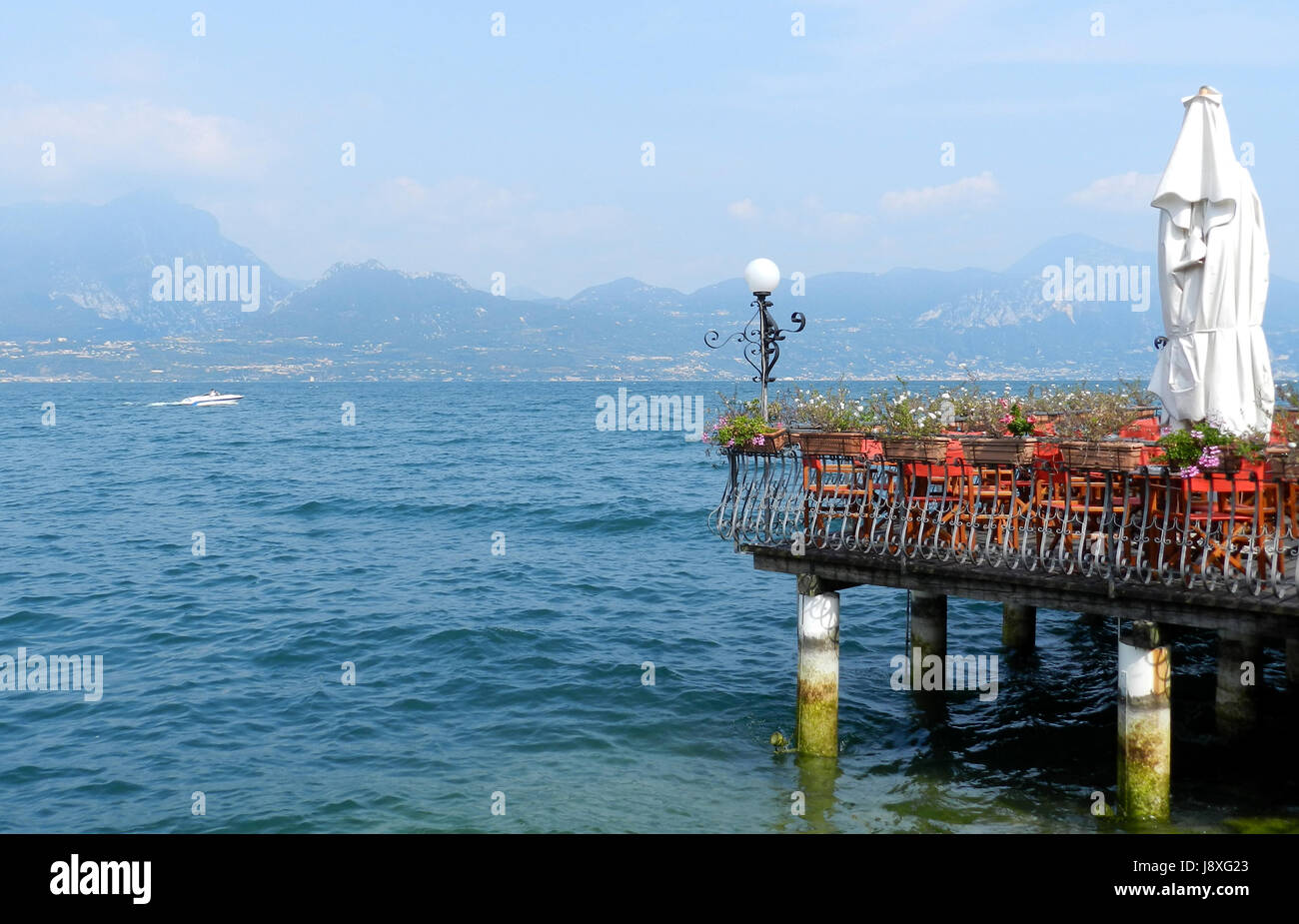 restaurant, balcony, sight, view, outlook, perspective, vista, panorama ...