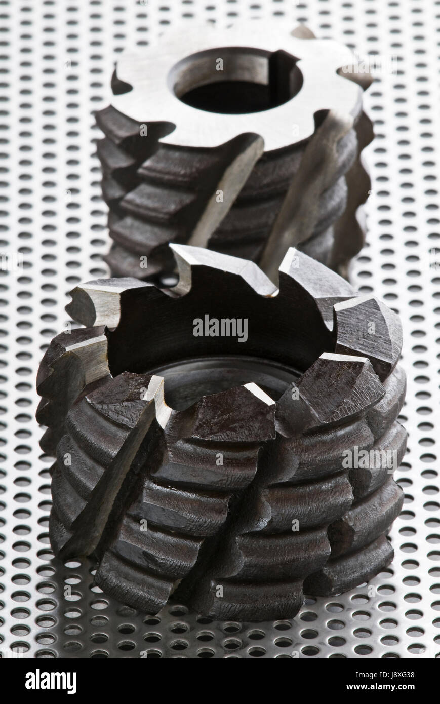 industry, silver, metal, abstract, metallic, cutter, tool, macro, close ...