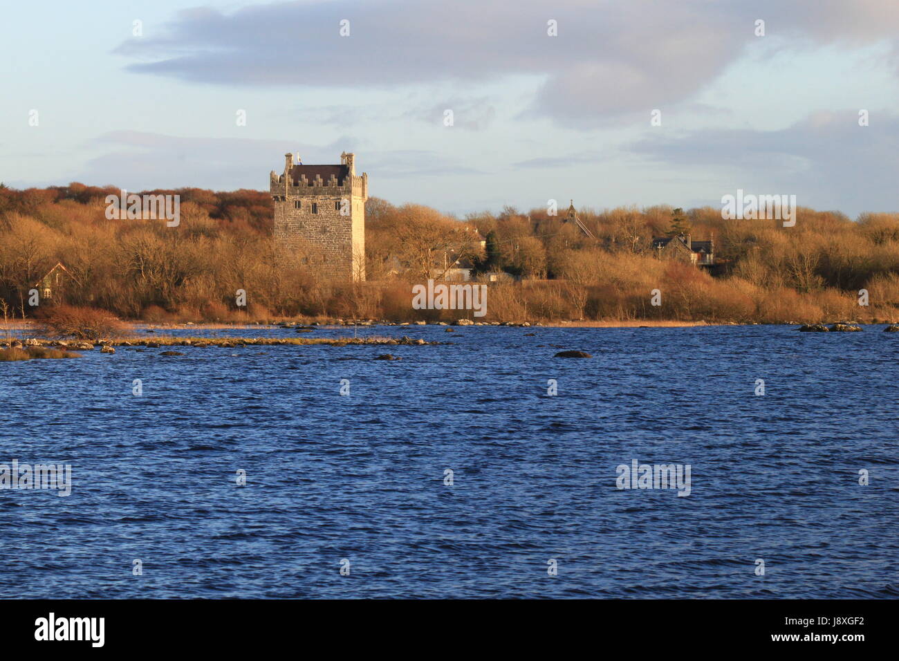 ireland, fresh water, lake, inland water, water, castle, building ...