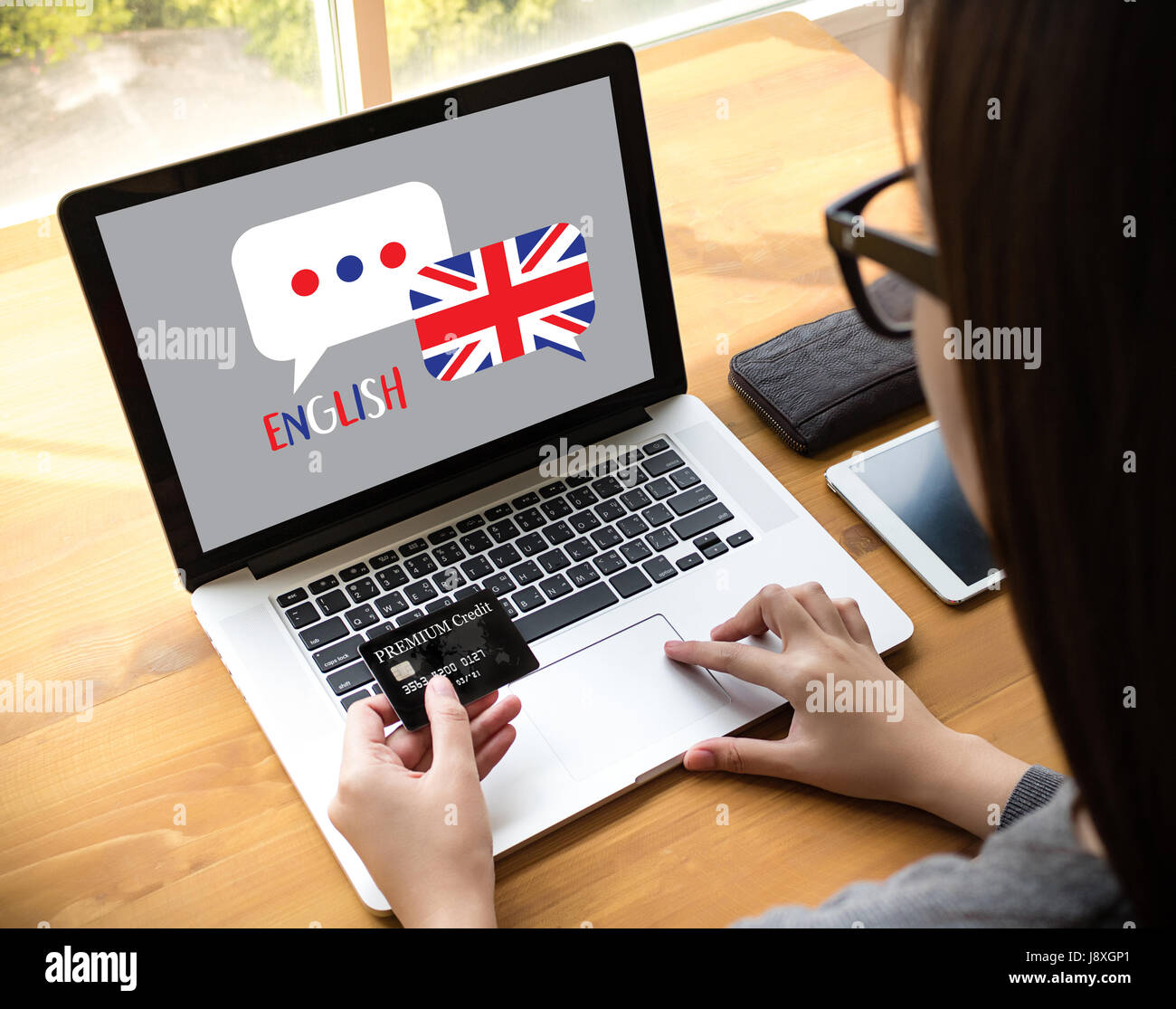 ENGLISH ( British England Language Education Stock Photo - Alamy