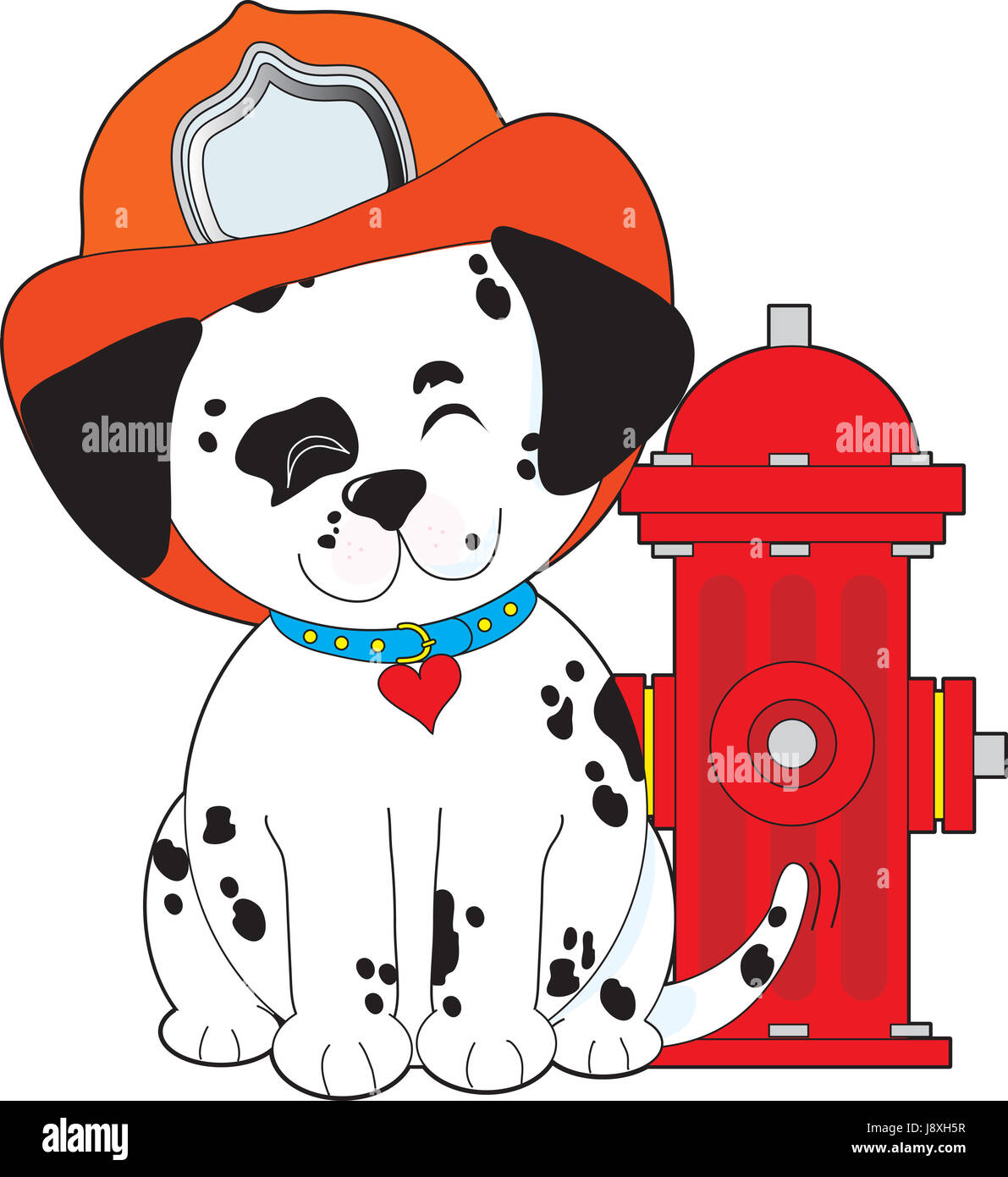hat, dog, dalmatian, fire, heart, laugh, laughs, laughing, twit, giggle ...