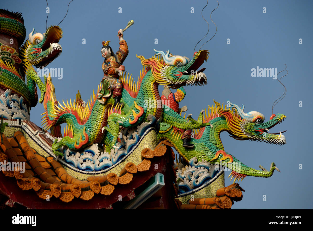 temple, taiwan, kite, kites, blue, religion, temple, green, asia ...